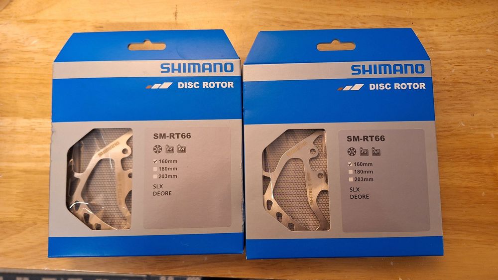 Shimano SM-RT66 160mm (2 Stück) (Neu und originalverpackt) in für CHF ...