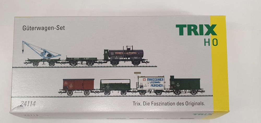 TRIX 24114 K.Bay.St.B. Set Güterwagen Ep. I (Neu und originalverpackt ...