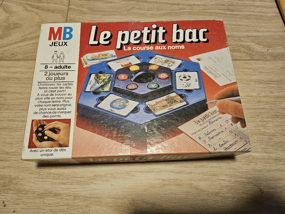 Le Petit Bac - Jeu de société MB - La course aux noms! (Gebraucht) in ...