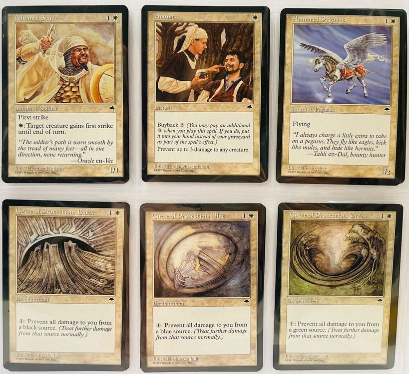 MTG - Tempest 1997 - Commons White - 21 Karten (Gebraucht) in Reinach BL für CHF 3.6 – mit ...