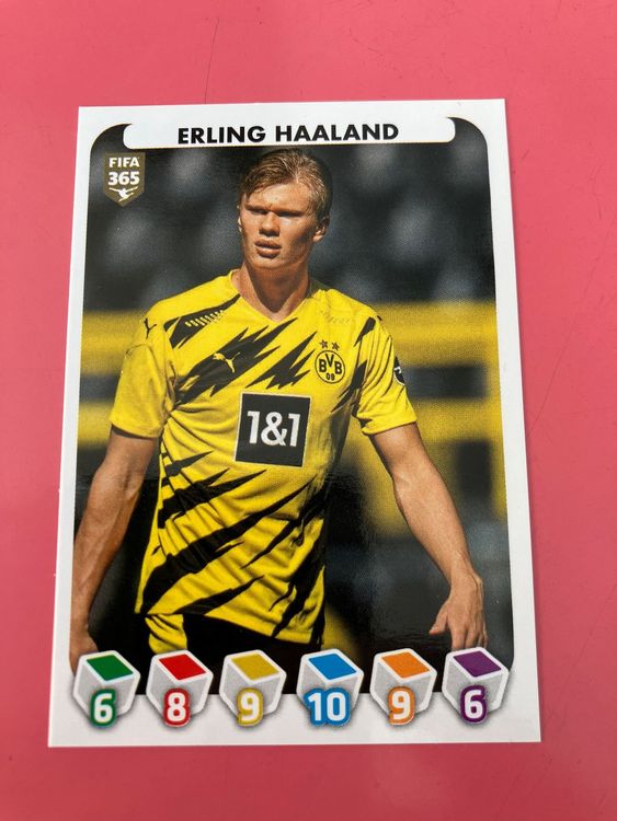 Panini FIFA 365 2021 Erling Haaland BVB Nr 208 (Neu (gemäss ...