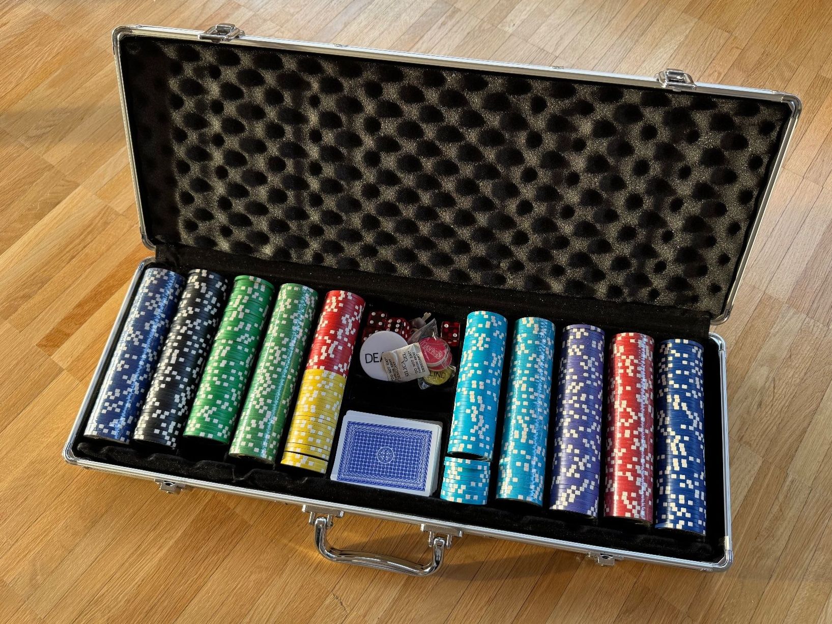 Pokerkoffer / Pokerset im grossen Koffer ca. 8 kg (Neu (gemäss ...