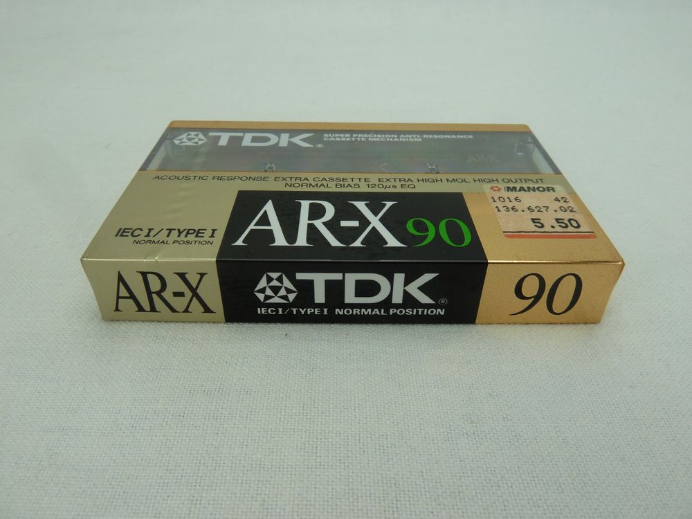 TDK AR-X 90 Acoustic Response Extra Cassette / Kassette OVP (Neu und originalverpackt) in ...