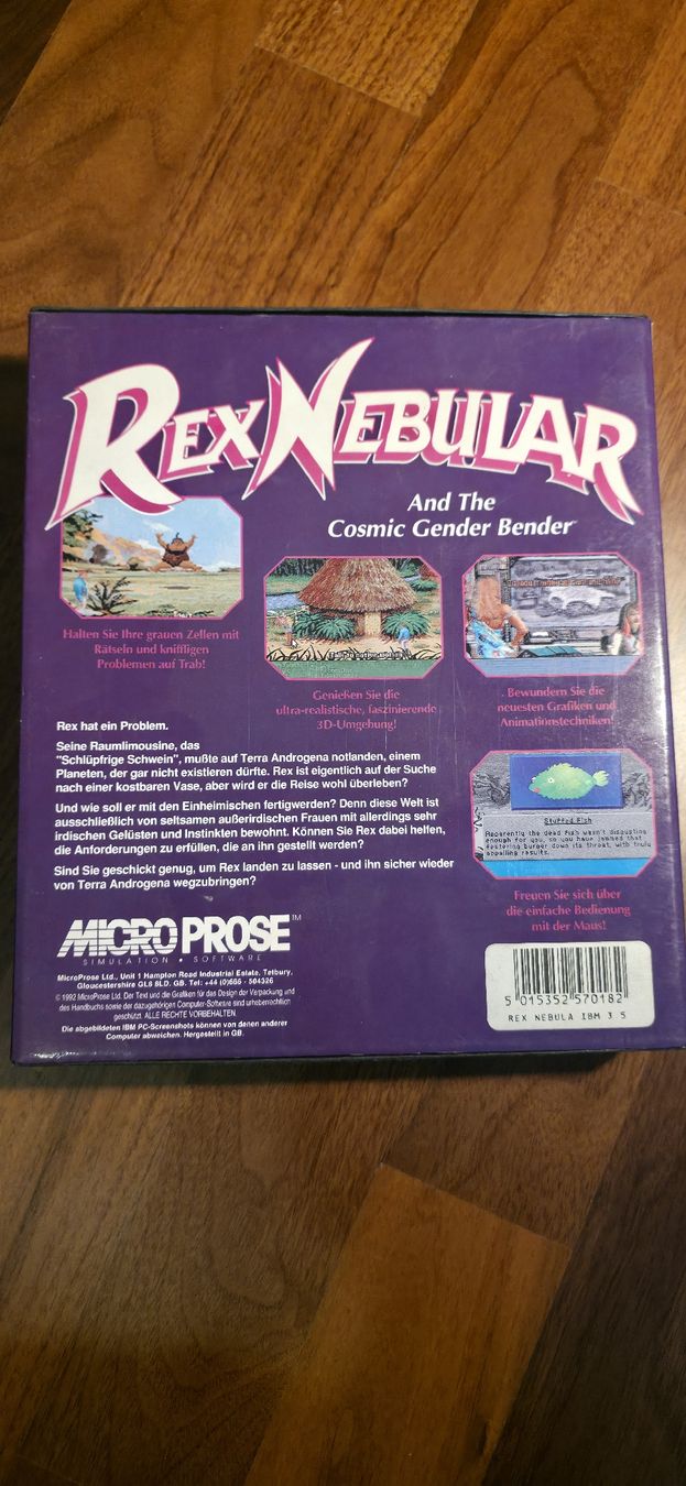 Rex Nebular and the Cosmic Gender Bender-PC Big Box-komplett (Gebraucht ...