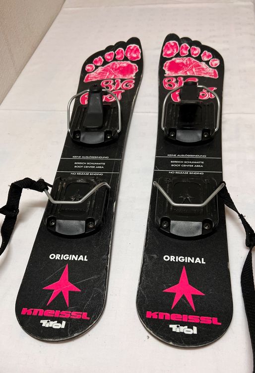 Original Big Foot Ski Kneissl Austria Pink / Weiss | Kaufen auf Ricardo