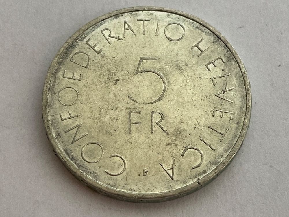Superbe pièce commémorative 5FR en argent 1963 HELVETIA (2) | Kaufen auf Ricardo