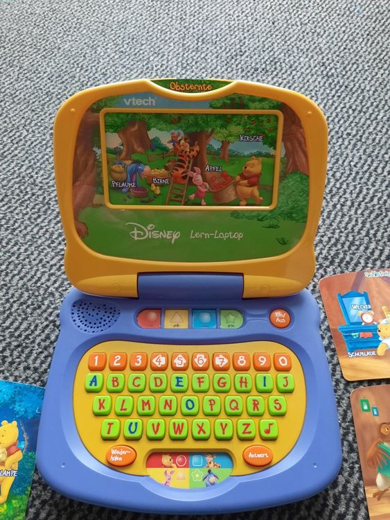 WINNIE the POOH Lern-Laptop LERNSPAß Disney V-TECH (Gebraucht) in ...