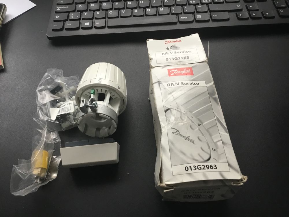 Danfoss Thermostatkopf mit Fernfühler 3m. für RA/V 34mm. (Neu und ...