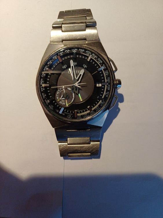 Citizen Herrenuhr Chronograph Saphir Glas TitanAr, gebraucht (Gebraucht ...