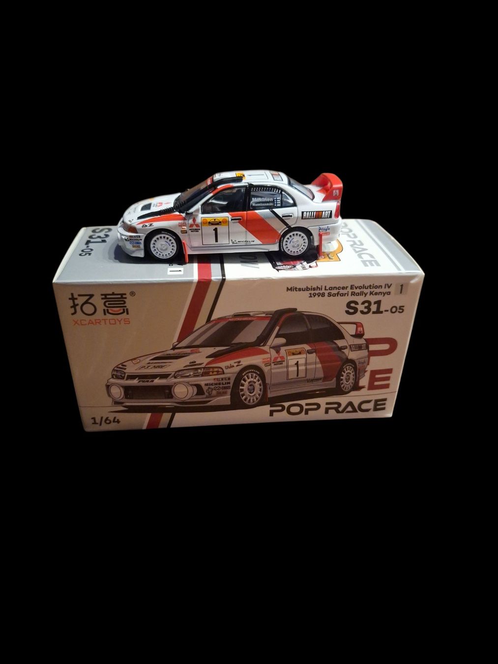 Pop Race Mitsubishi Lancer Evolution IV 1998 Safari Rally Ke (Neu und ...