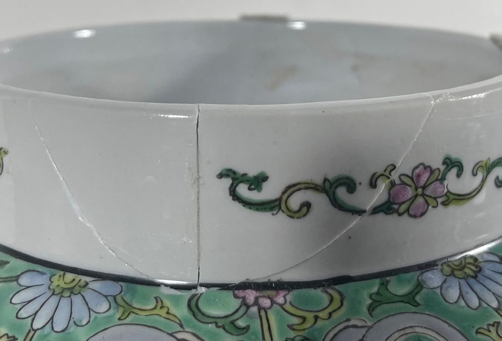 Gro Anti Asiatis Kera Vase mit Deckel und Sehr schönen Muste | Kaufen ...