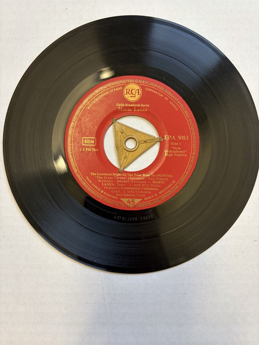 Rare 45 tours de Mario Lanza - La plus belle nuit (Gebraucht) in Genève ...
