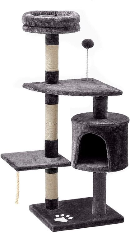 Kratzbaum Katzenbaum Stabiler Kletterbaum Spielhaus Turm 110 (Neu und originalverpackt) in ...