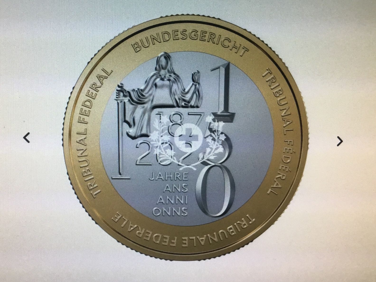 10 Franken 150 Jahre Bundesgericht 2025 ausverkauft Stgl (Neu und originalverpackt) in St ...