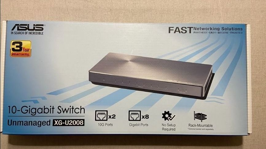 ASUS XG-U2008 10-Port Switch (Neu und originalverpackt) in BASEL für CHF 50 – mit Lieferung auf ...