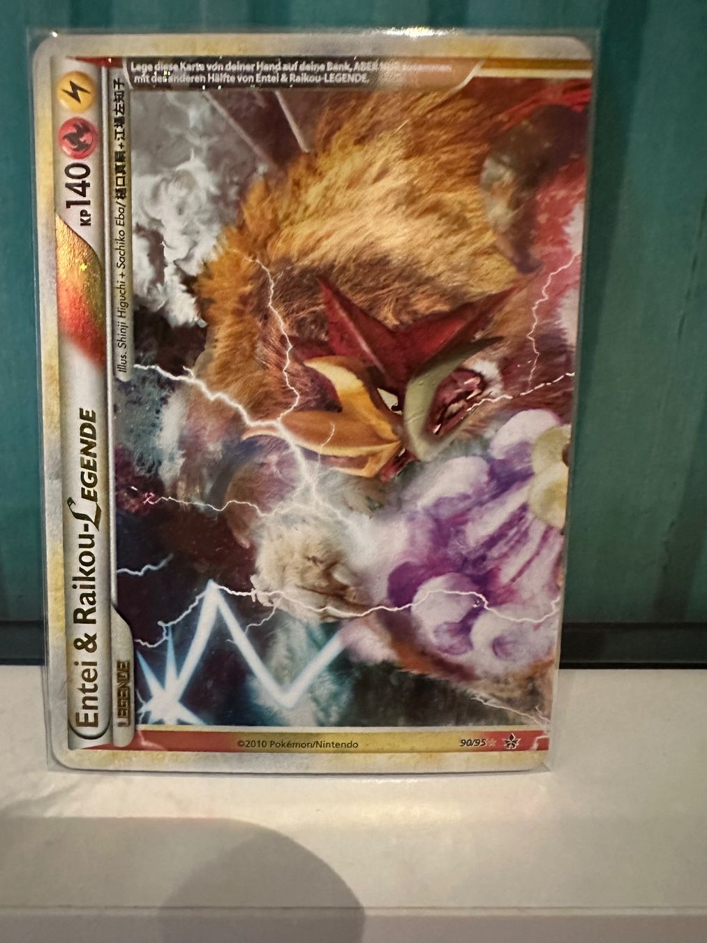 Entei & Raikou Legende 90/95 Pokémon Entfesselt 2010 (Neu (gemäss ...