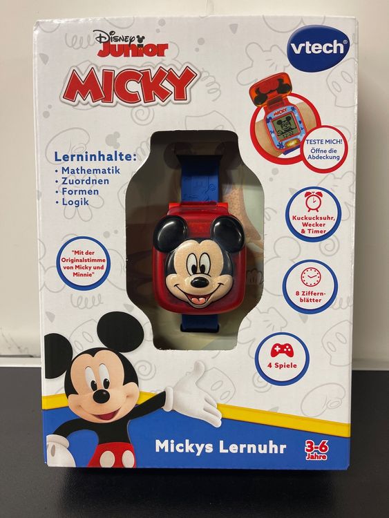 Neu Vtech Disney Junior Mickey Lernuhr (1x) (Neu und originalverpackt ...