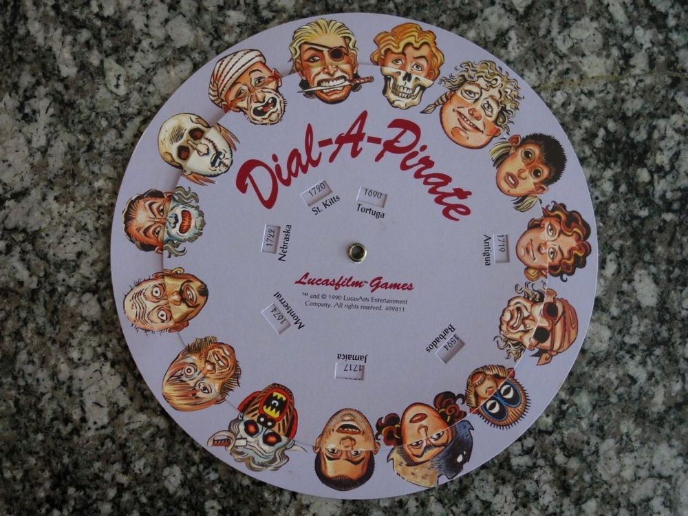 Monkey Island - Codescheibe/Code Wheel (Gebraucht) in Bützberg für CHF ...