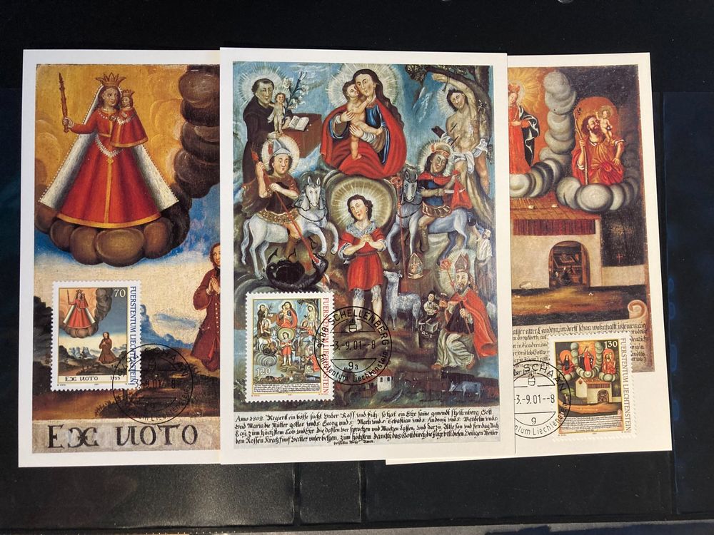 Liechtenstein 2001 Satz Maximumkarten Votivbilder (Neu (gemäss Beschreibung)) in Liestal für CHF ...