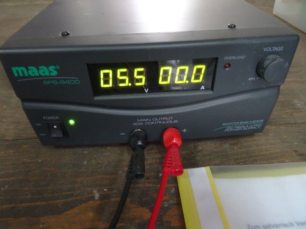 Galvanisieren Tampon-Galvanisiergerät ganzes Set Galvanik (Gebraucht ...