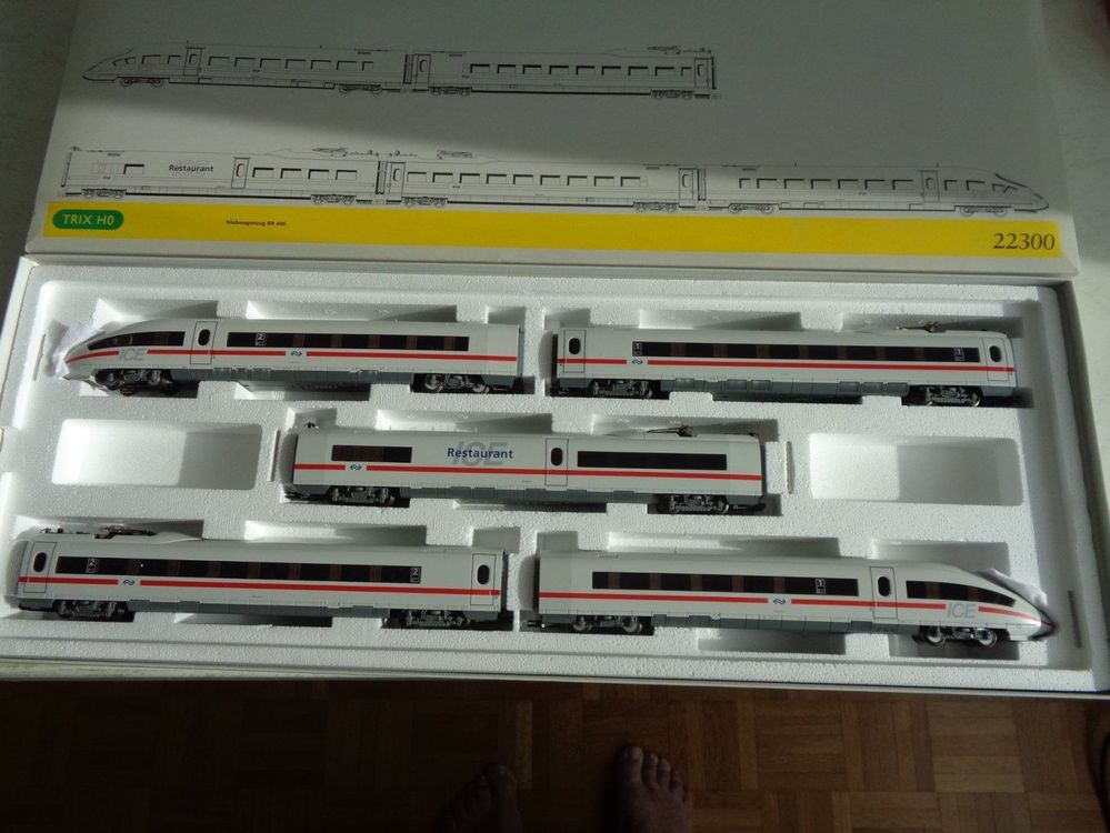 Trix 22300 5-teiliges ICE Triebwagenzug BR406, NS neuwertig | Kaufen ...