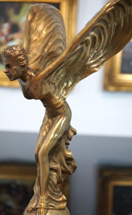BRONZE EMILY SPIRIT OF ECSTASY ROLLS ROYCE SKULPTUR FIGUR (Gebraucht) in Vettweiß für CHF 303 ...