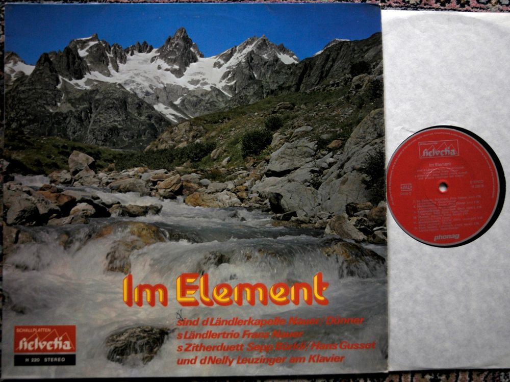Ländlerkapelle Nauer-Dünner - Im Element - LP ♪ GEWASCHEN ♪ (Gebraucht) in für CHF 11.9 – mit ...