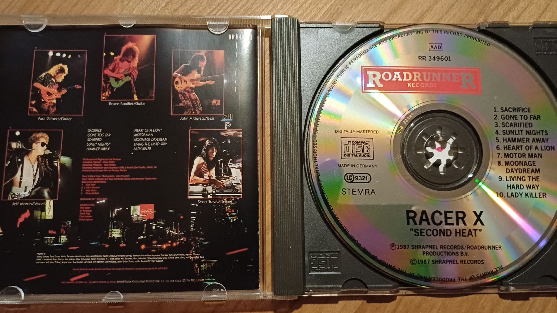 Rare Spezialität Speed Metal: Racer X, aus LA, CD Jg. 1987 (Gebraucht ...