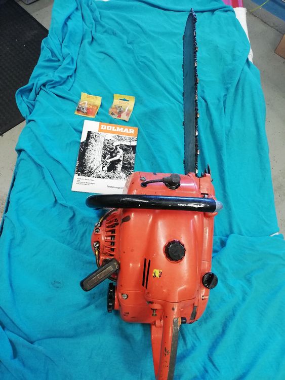 Oldtimer Dolmar Motorsäge CA, Mod. 113, Motor läuft. (Défectueux) à ...
