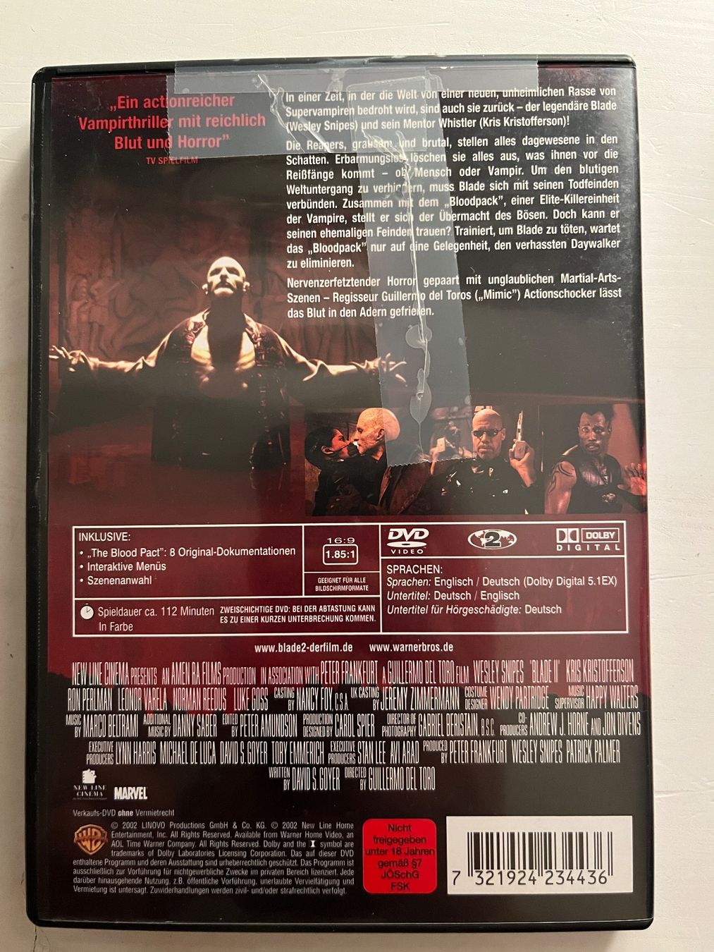 Blade 2 (2002) DVD 📀 - Wesley Snipes (Gebraucht) in Sierre für CHF 1.5 ...