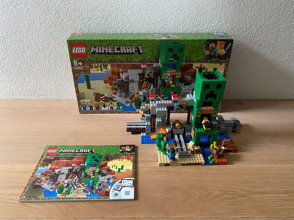 Lego Minecraft 21155 - Die Creeper Mine - komplett OVP (Gebraucht) in ...