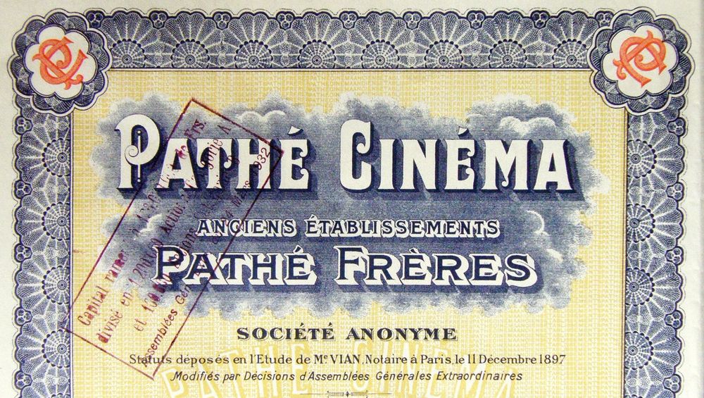 original PATHÉ CINÉMA Paris 1930 vintage | Kaufen auf Ricardo