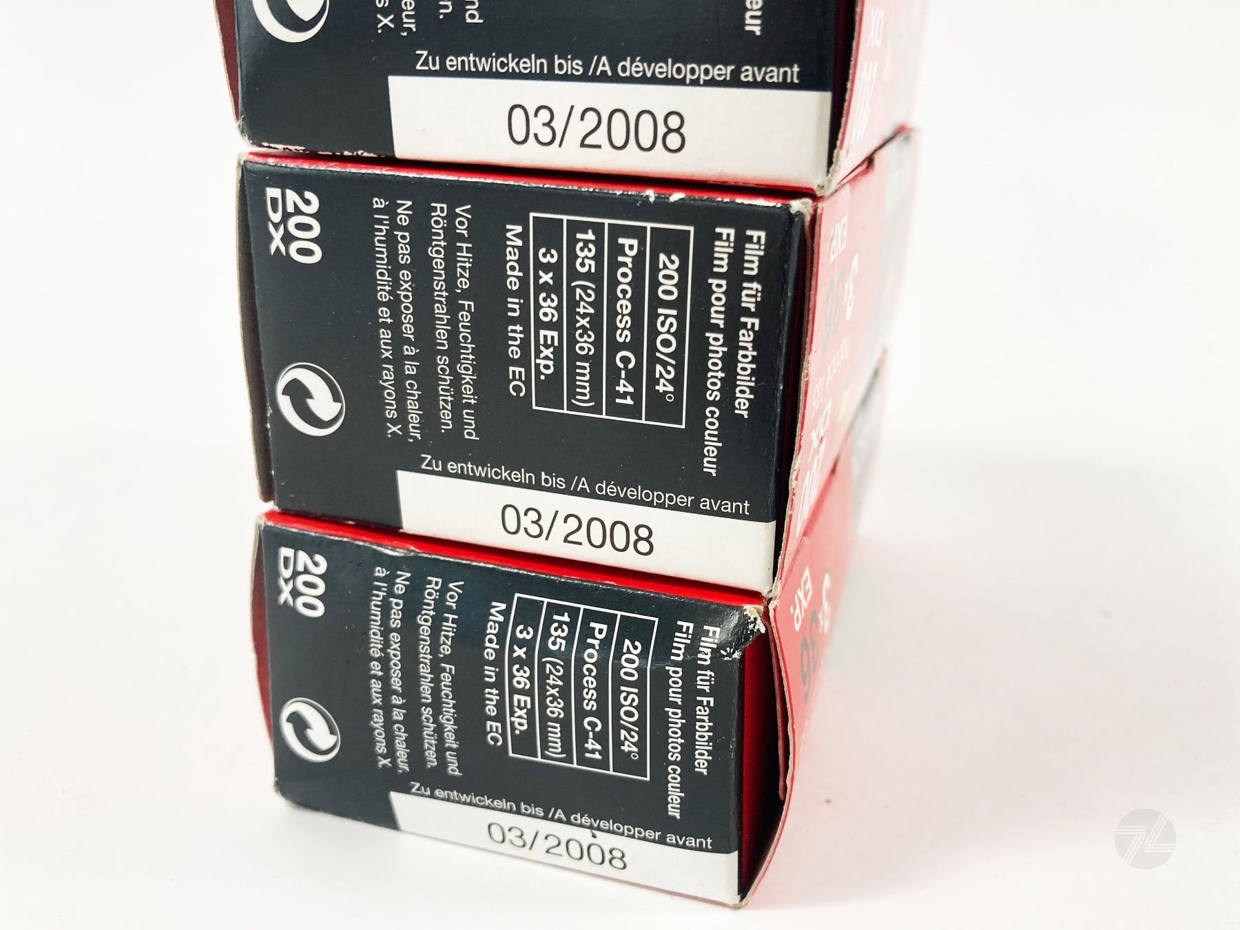 9x Fotofilm 35mm 200 iso Film Analog Professional DX (Gebraucht) in ...