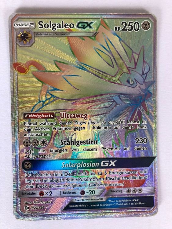 Pokemon Solgaleo GX Rainbow (Gebraucht) in St. Gallen für CHF 20 – mit ...