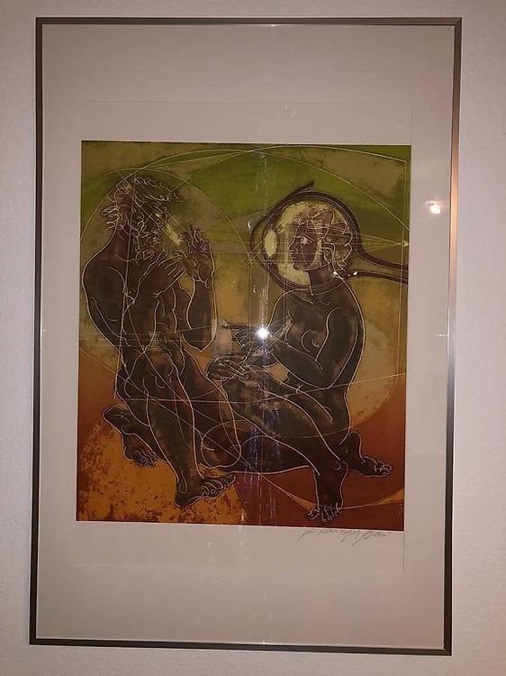 Hans Erni Original Lithografie "Ophtalmologe" gerahmt Alu (Gebraucht) in Spreitenbach für CHF ...