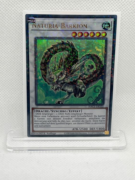 Yu-Gi-Oh! Naturia-Barkion Ultra Parallel Rare HAC1-DE122 (Gebraucht) in ...