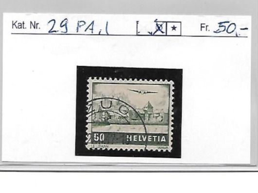 FP 1941 gest.Abart weisses Dach Kat: CHF 50.- | Kaufen auf Ricardo