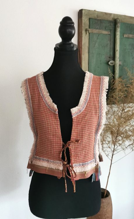Ethno Boho Bohemian Weste Larcher Zürich Gr. S | Kaufen auf Ricardo