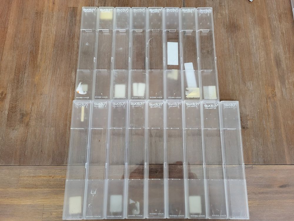 SWATCH SCHACHTELN 17 STK. FÜR GENT BOX LOT | Kaufen auf Ricardo