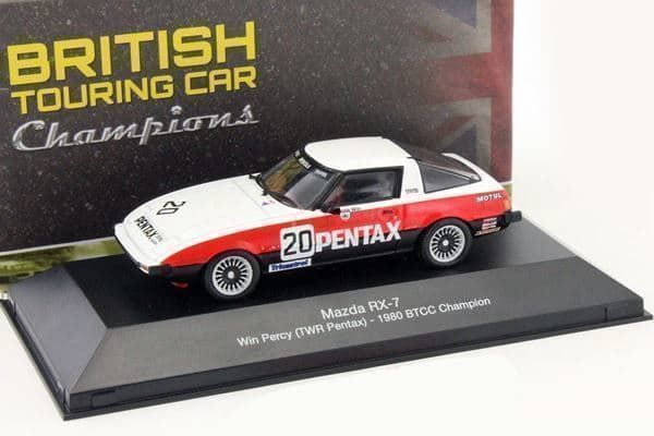 Mazda RX-7 #20 BTCC Champion 1980 Win Percy weiss / rot / (Neu und ...