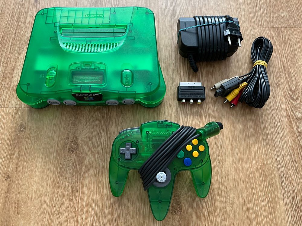 Nintendo 64 Jungle Green + 1 Controller ***RAR*** | Kaufen auf Ricardo