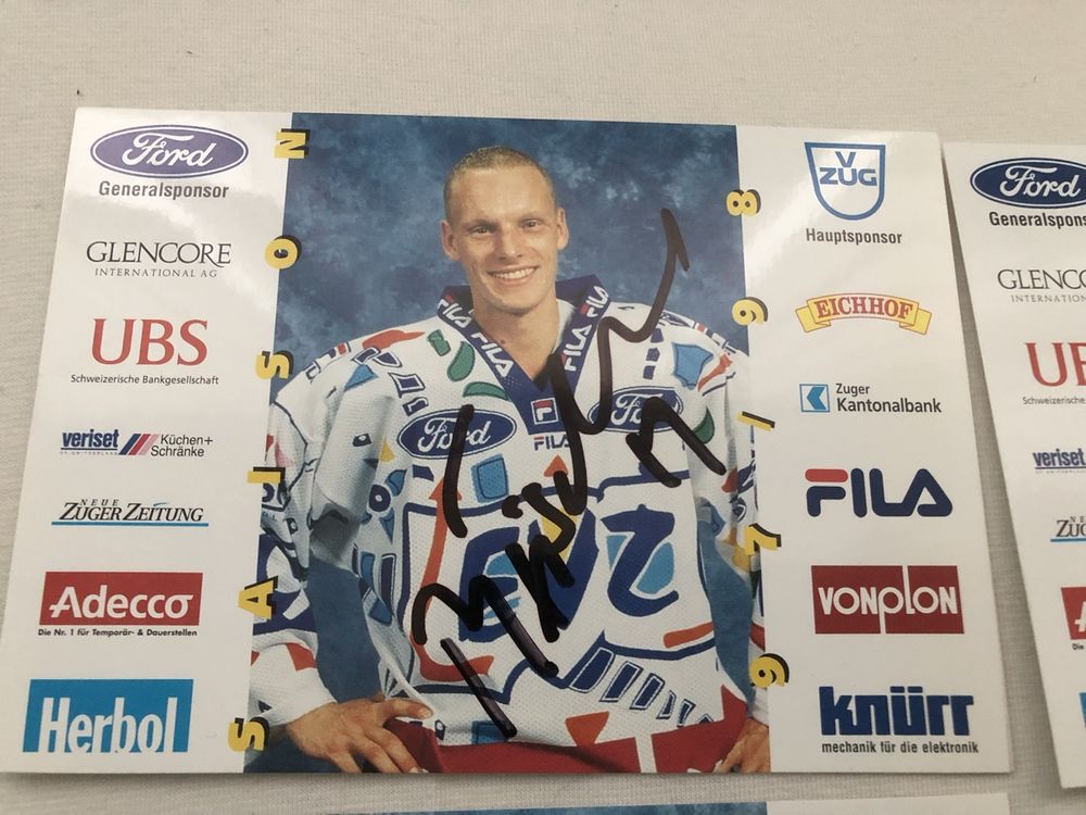 Marco Fischer EVZ Autogrammkarte (Gebraucht) in Meierskappel für CHF 1 ...