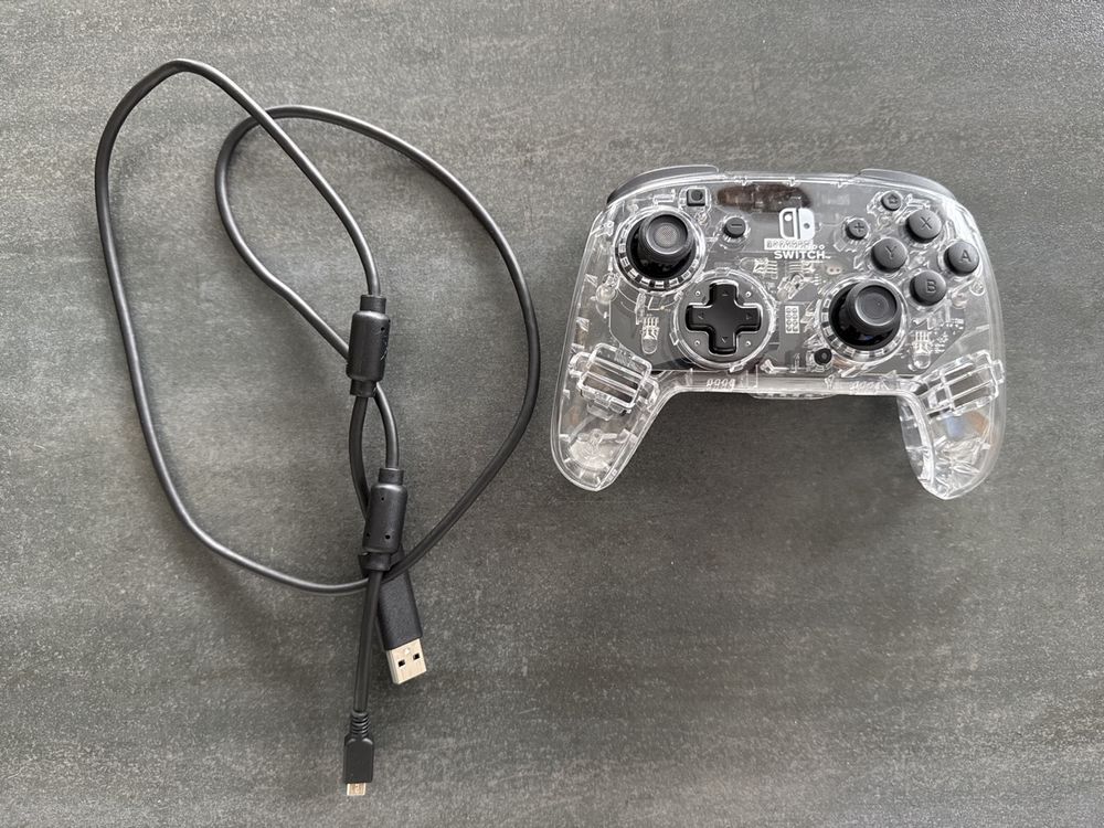 PDP Switch Afterglow Wireless Deluxe Controller transparent (Gebraucht ...