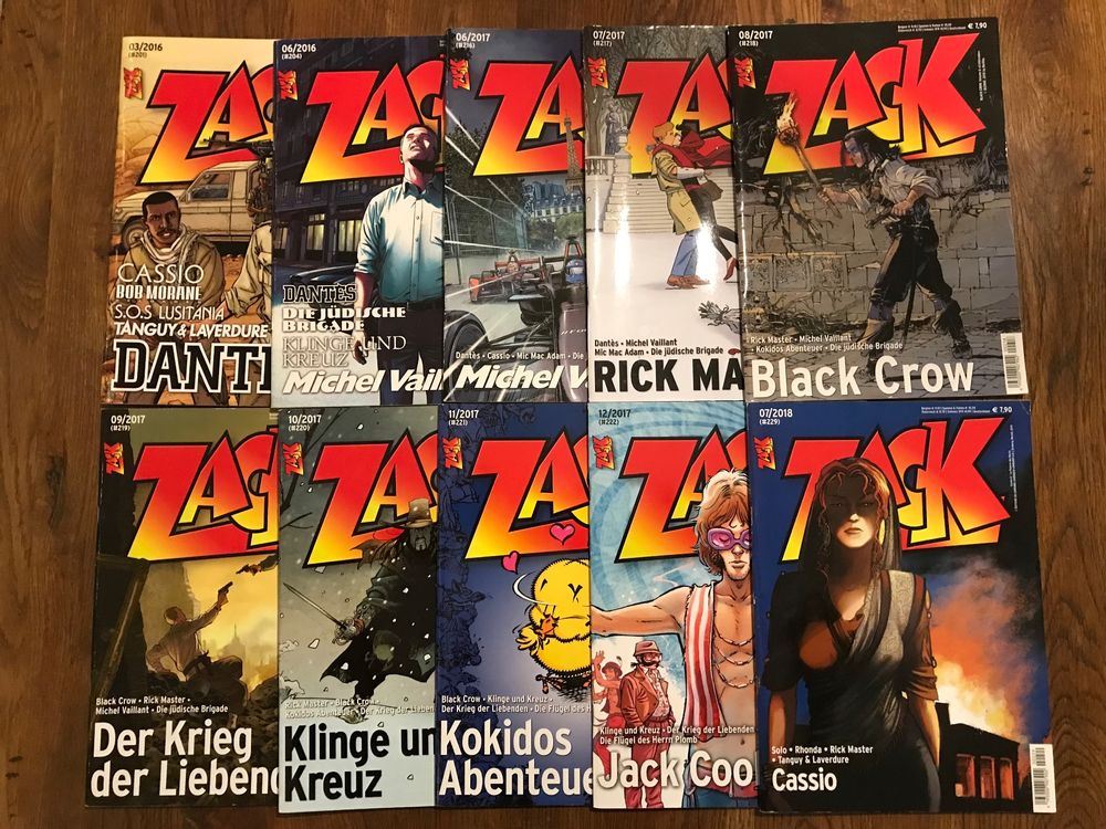 ZACK COMIC MAGAZINE - 10 Stk | Kaufen auf Ricardo