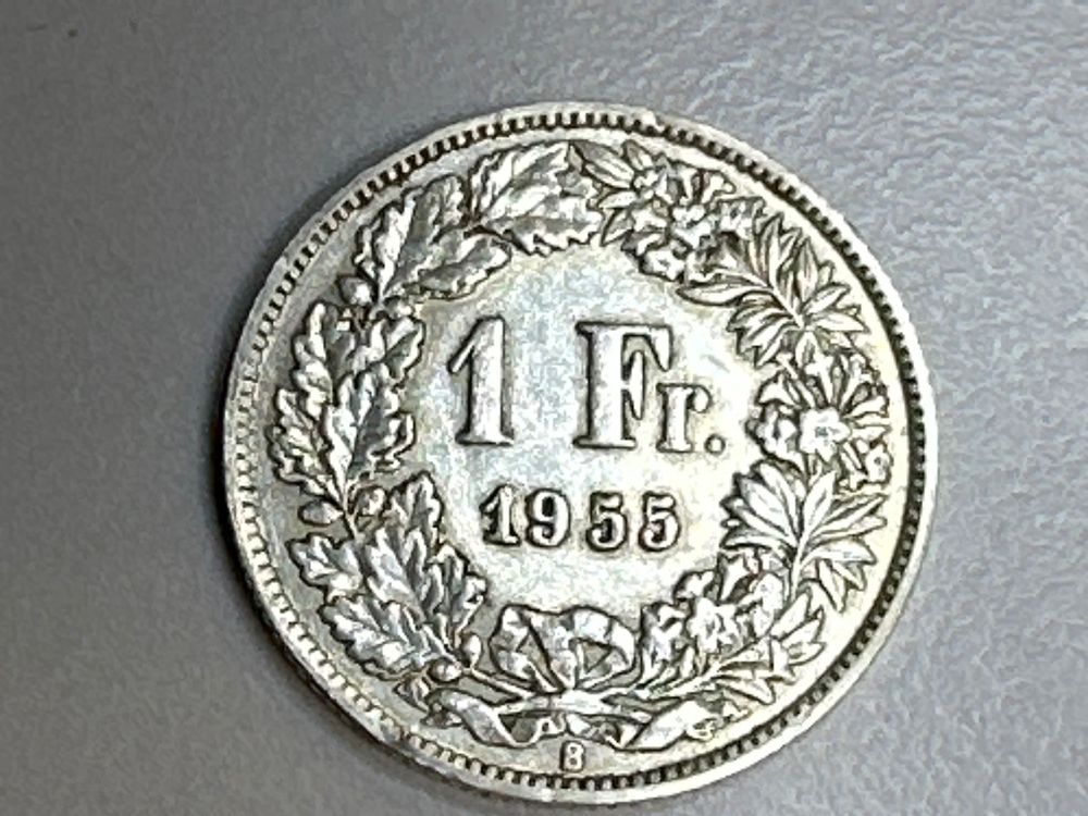 1 Fr.Silber Schweiz 1955 ss+ | Kaufen auf Ricardo