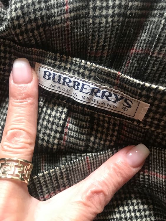 Jupe plissée Prince-de-galles BURBERRYS, t. 38, 100% laine | Kaufen auf Ricardo