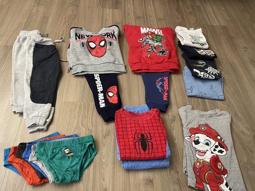 Vêtements garçon taille 98, Spiderman, Marvel pat patrouille (Gebraucht ...
