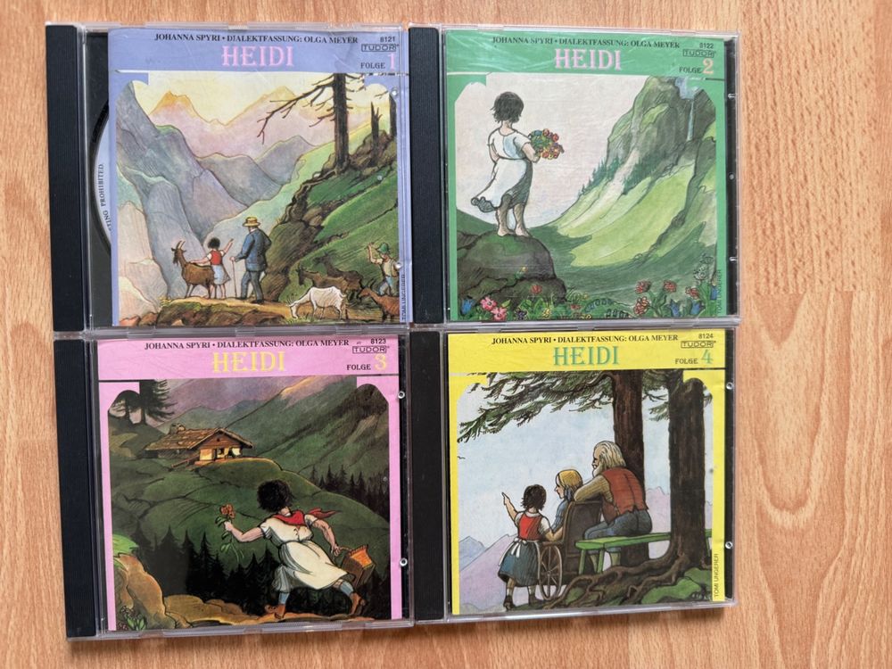 Original HEIDI Hörspiel Folge 1-4 auf CD (Gebraucht) in Ebikon für CHF ...