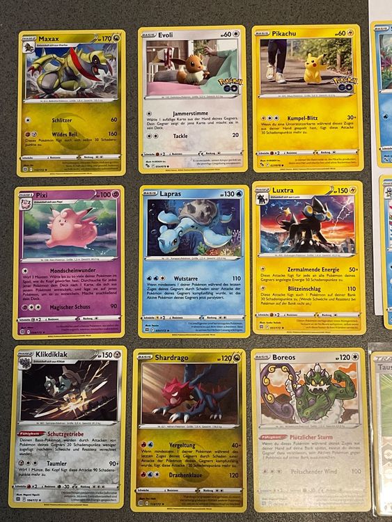 Pokemon 382 Karte XXL Set Deutsche Sammlung ink. GO Pikachu (Neu ...