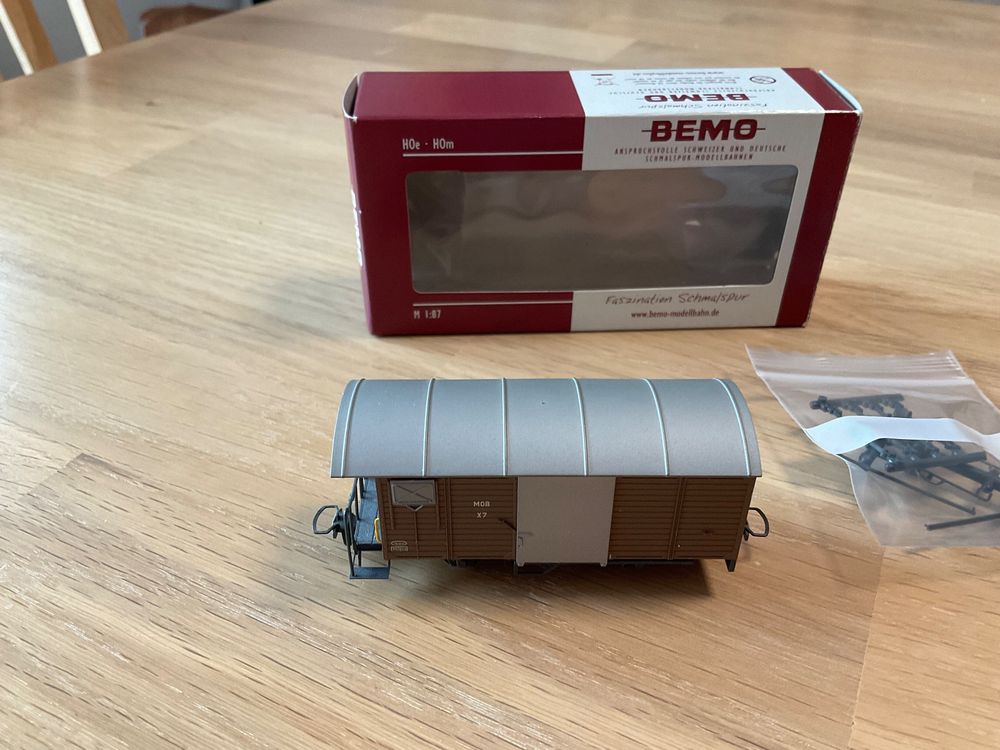 Wagon marchandise Bemo Hom Mob (Neu und originalverpackt) in Arzier-Le Muids für CHF 40 – mit ...